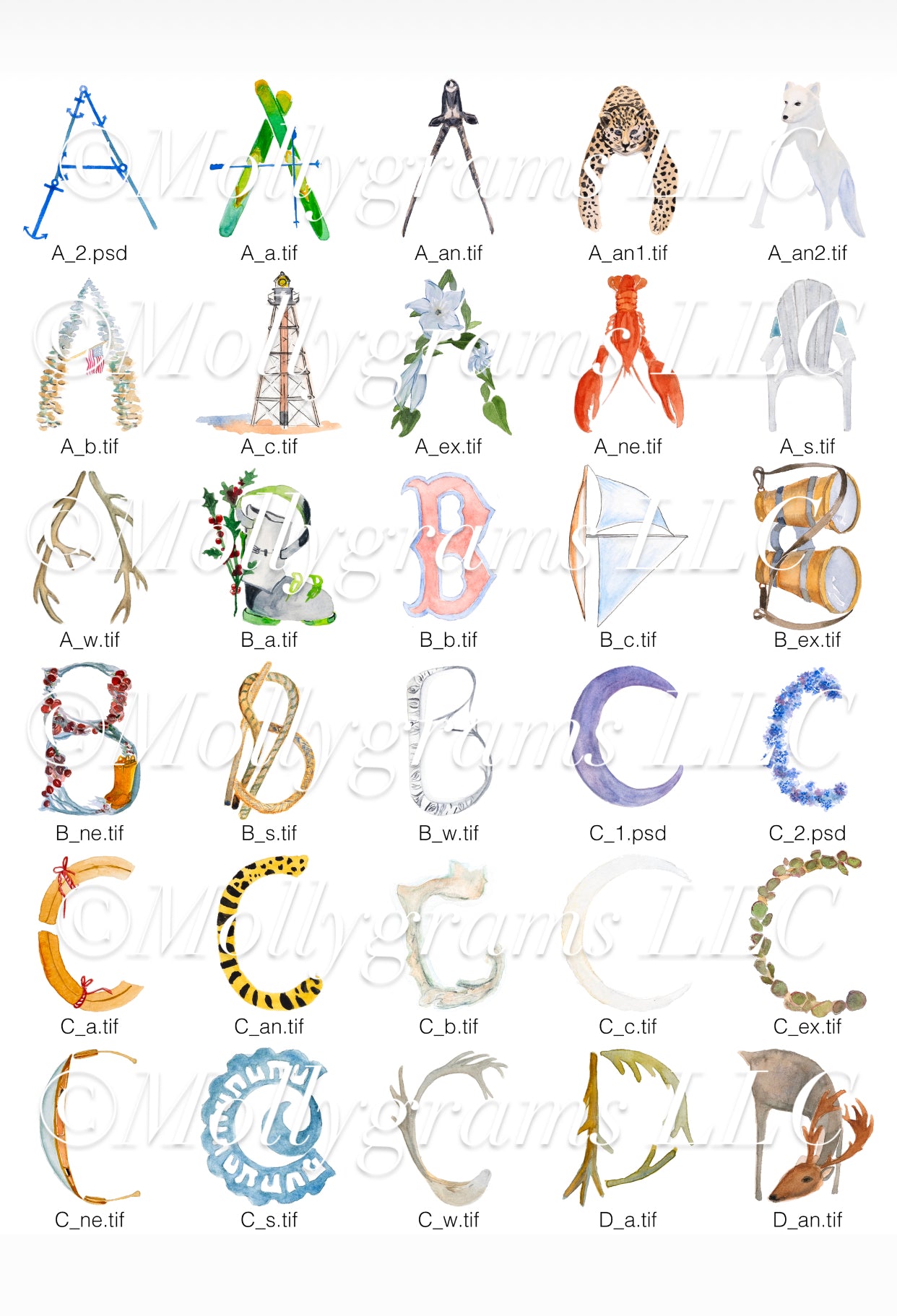 Design Your Own: Customize any Monogram, Name, or Location! (See Tutor ...